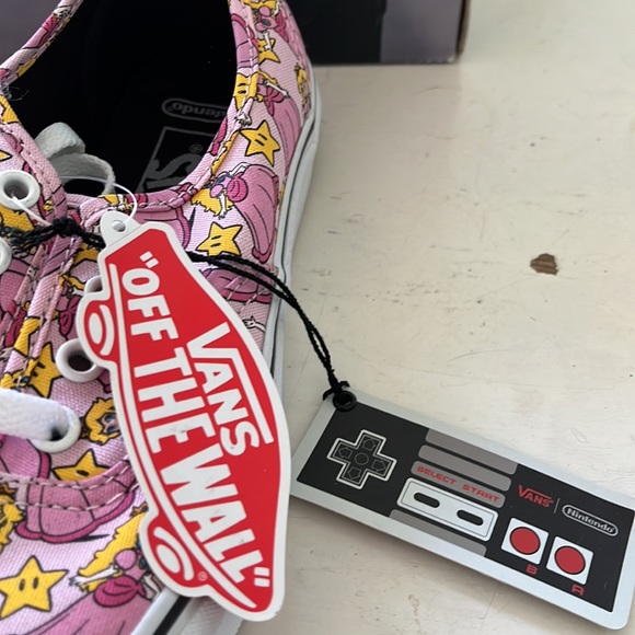 Vans | Shoes | Princess Peach Authentic Vans | Poshmark